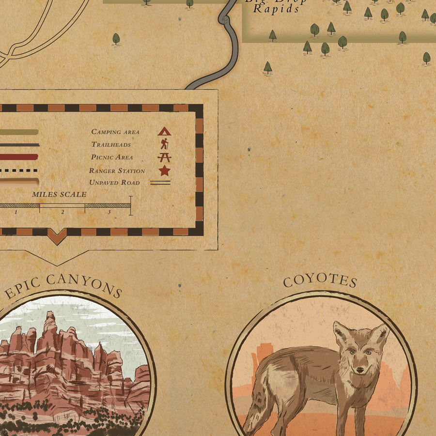 Canyonlands National Park Map – thelonebison