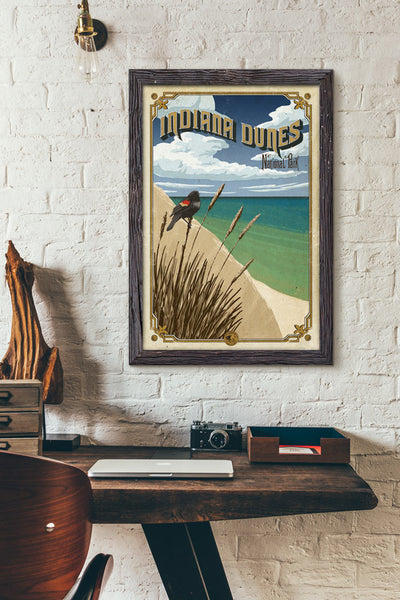 Indiana Dunes National Park Poster – thelonebison