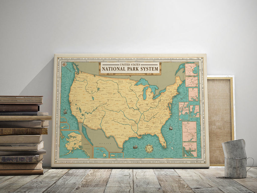 National Park System Units Map – thelonebison