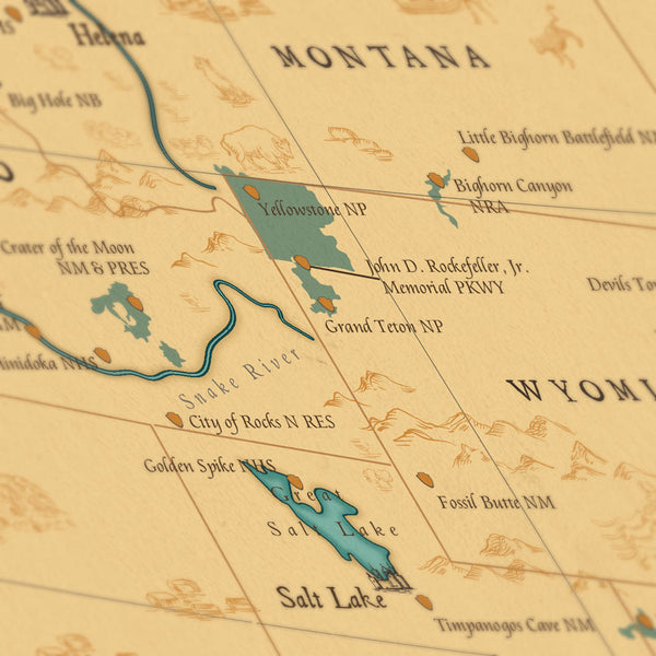 National Park System Units Map – thelonebison