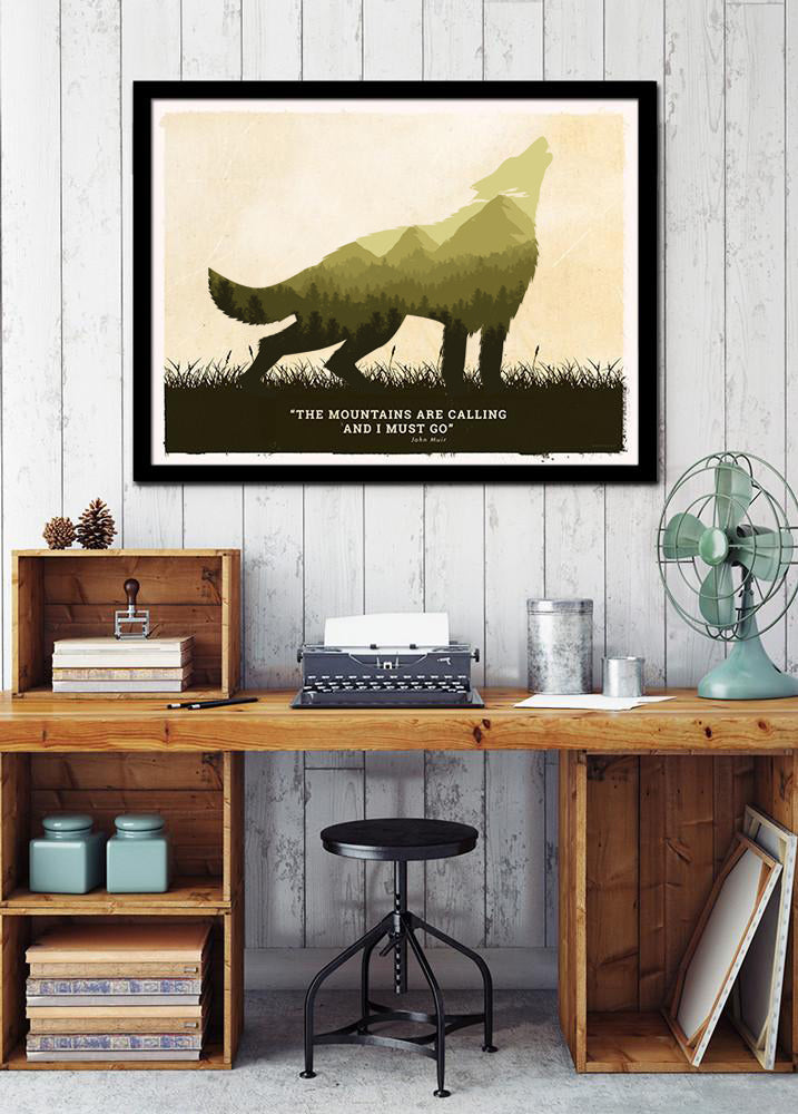 Wolf Poster – thelonebison